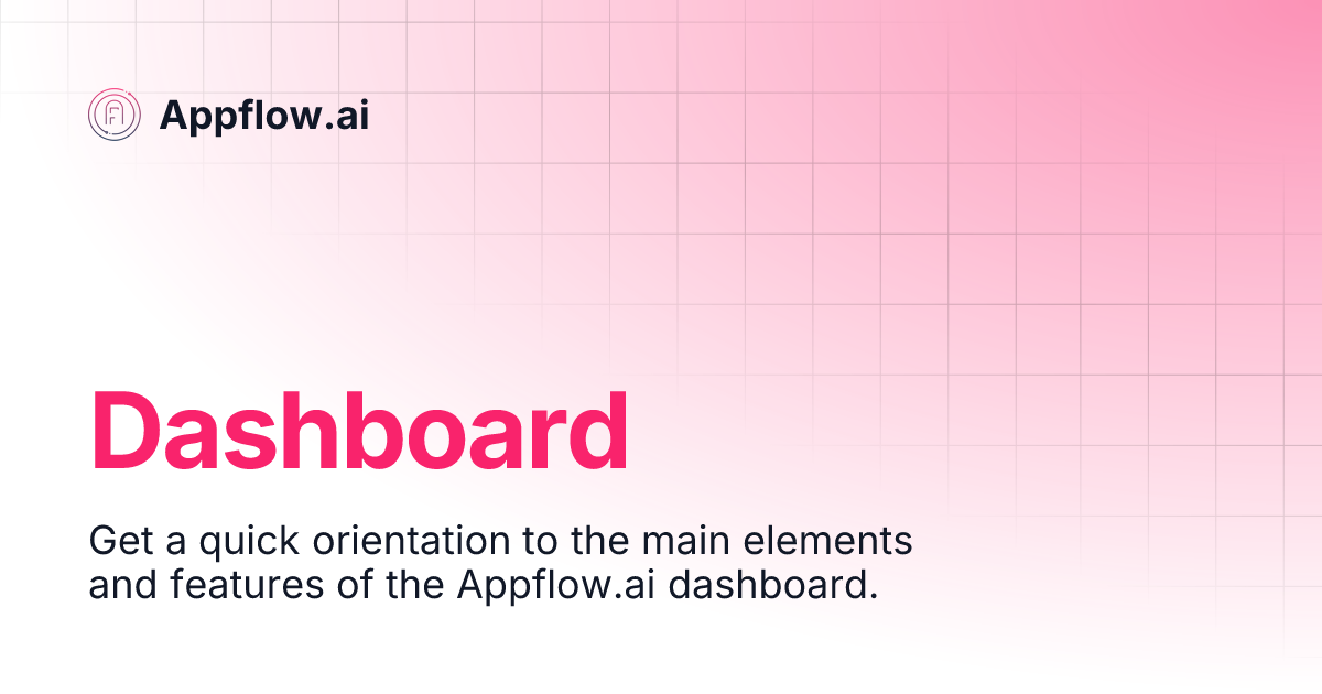 Dashboard | Appflow.ai