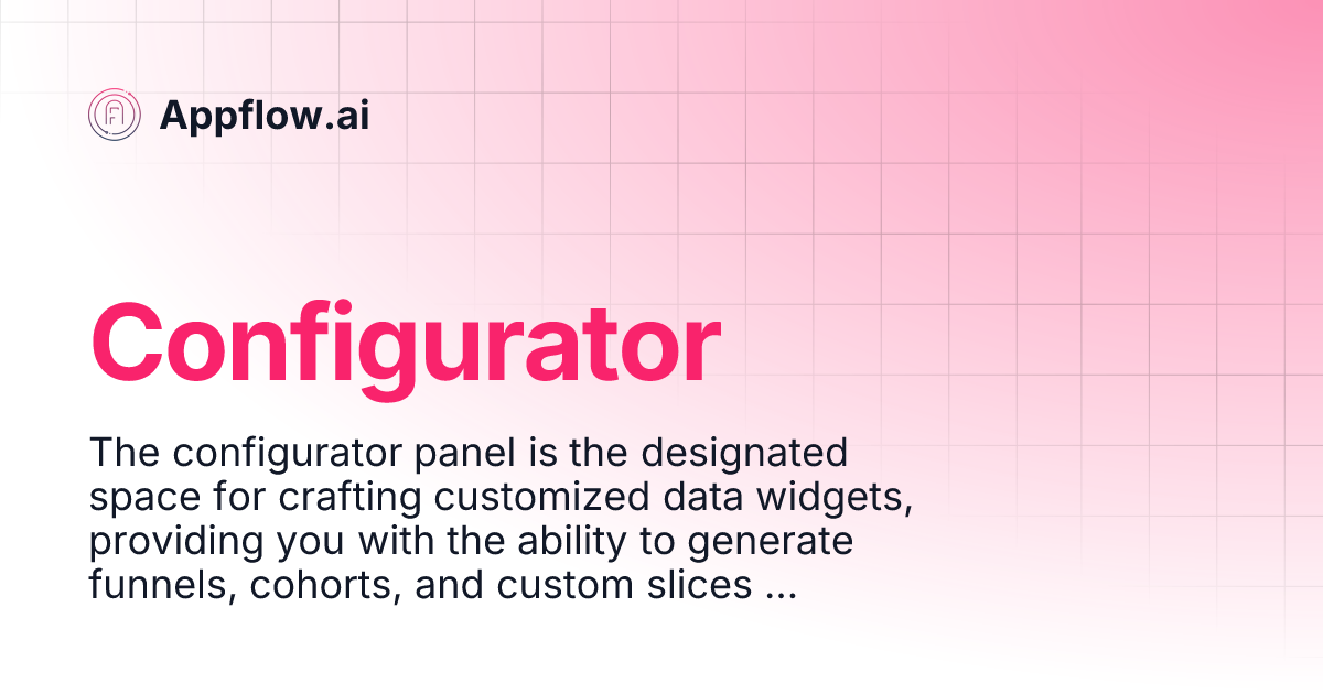 Configurator | Appflow.ai