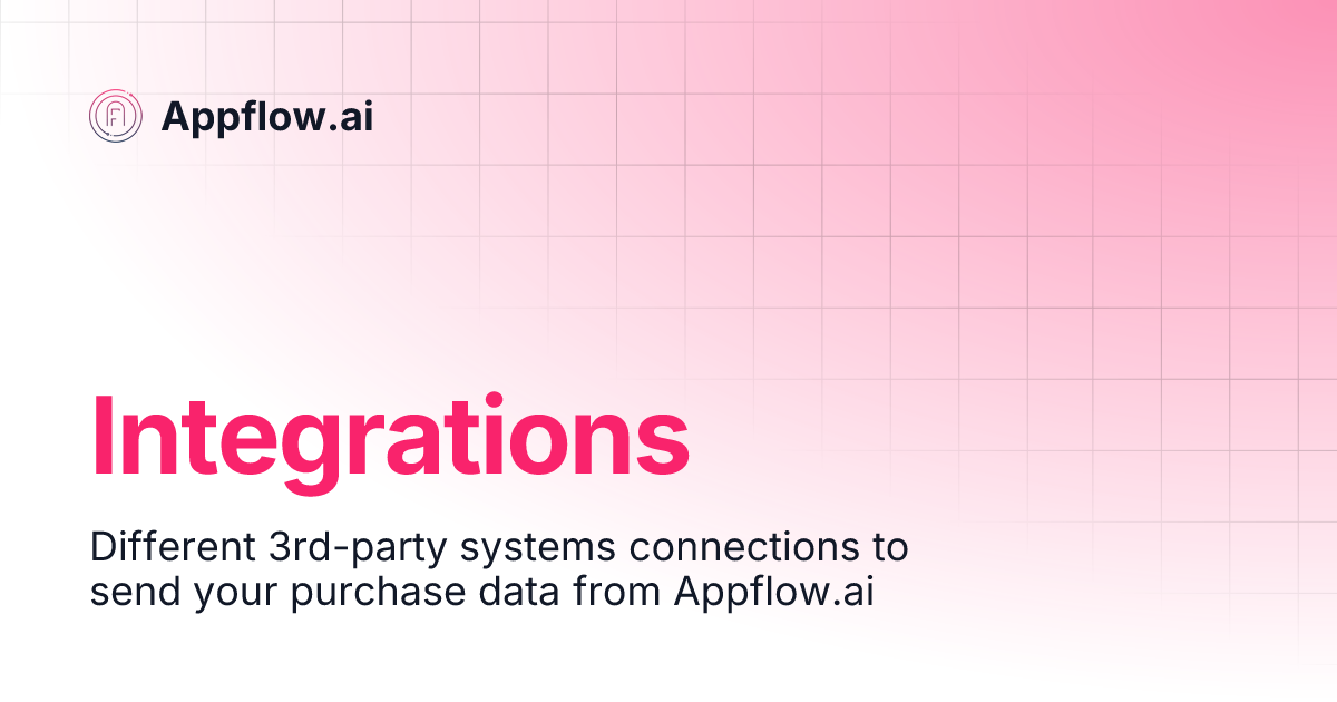 Integrations | Appflow.ai